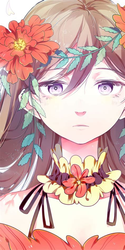 Завантажити шпалери на робочий стіл ПК Аніме Оригінал Каштанове