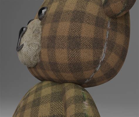 3d Model Teddy Bear Toy Lowpoly Vr Ar Low Poly Cgtrader