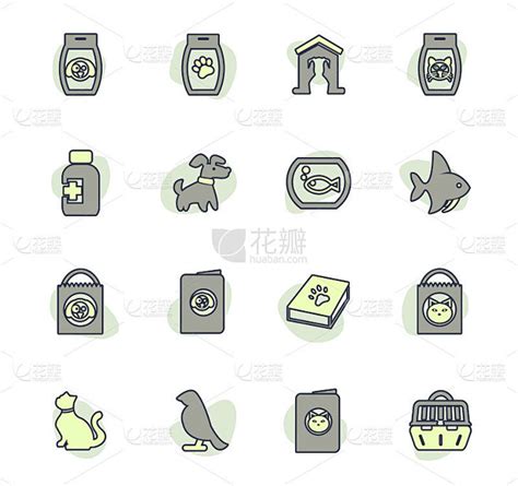 宠物商品图标集