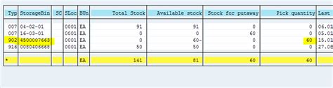 Solved Delete Storage Bin With Pick Quantity Sap Community