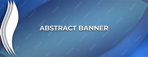 Premium Vector Blue Wave Gradient Header Design Wave Blue Banner Wavy Abstract Background Wave