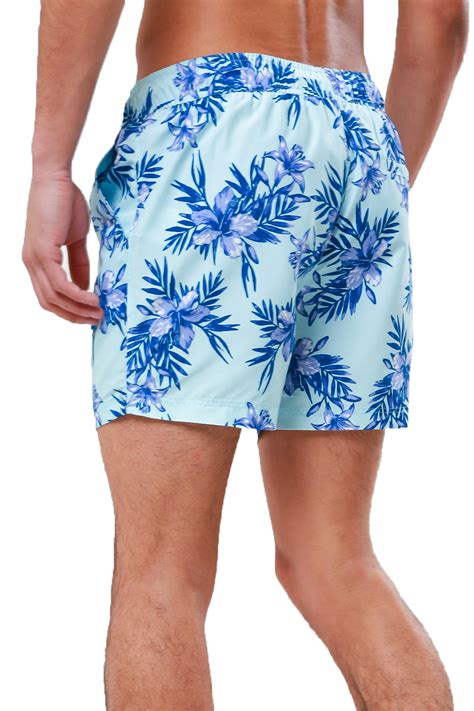 Mens Threadbare Swim Shorts Mesh Lined Knee Length Beach Board Swimming