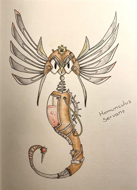 [art] [oc] My Homunculus Servant Ready To Deliver Inject Healing
