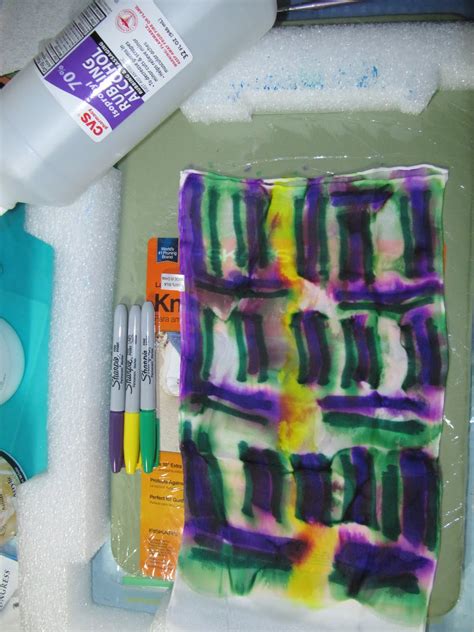 Deborahkatharine Capitol Hill Sharpie Markers And Alcohol On Silk