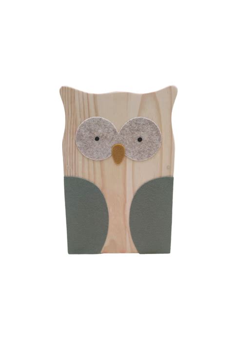 Caisse de rangement Coucou hibou vert P tit bout de déco