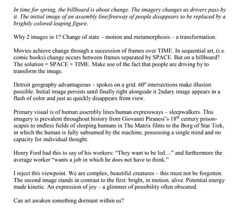 Billboard Statement Spin Weave And Cut