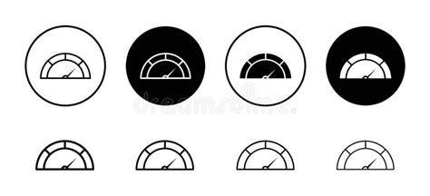 Performance Indicator Icon Vector Set Collection For Web Stock Vector