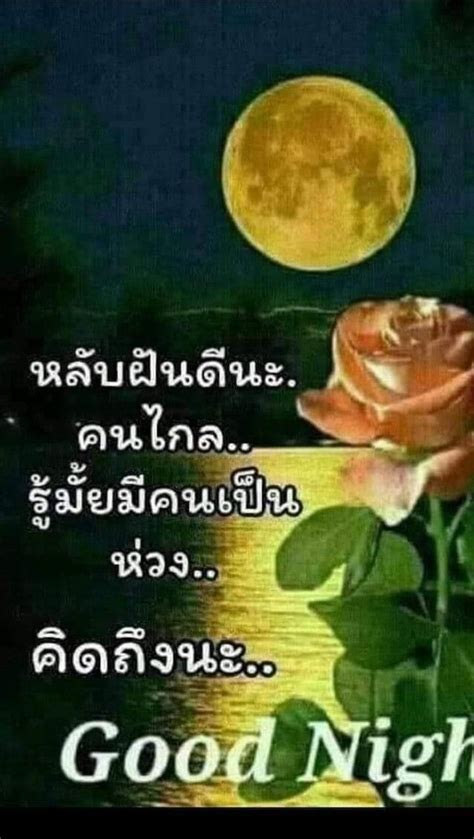 Good Night Rose With Thai Text