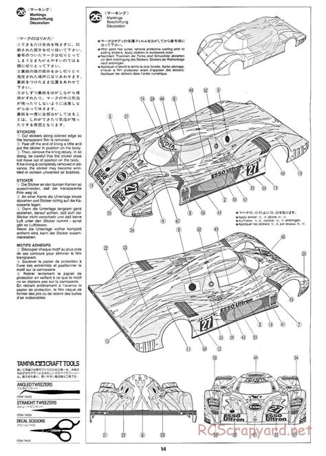 Tamiya 58229 Manual Toyota GT One TS020 F103RS RCScrapyard