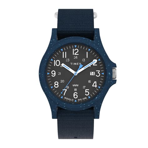 Timex Tw2v81800 Ocean Tide นาฬิกาข้อมือผู้ชายและผู้หญิง สายtide Ocean