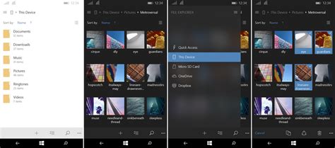 Windows 10 File Explorer Phone By Metroversal On Deviantart