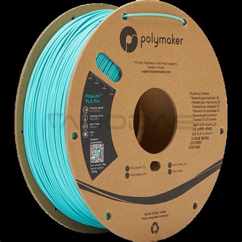 Polymaker PolyLite PLA PRO 1kg 1 75mm Teal
