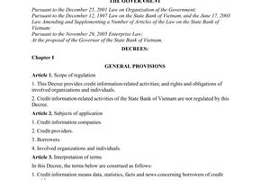 Decree 57 2016 ND CP Amending Supplementing 10 2010 ND CP Credit