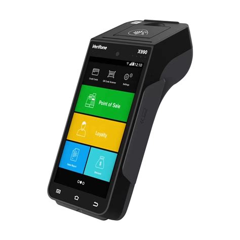Мобильный POS-терминал Verifone X990 для банковских карт