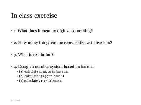 Cs105 Introduction To Computer Concepts Data Representation Ppt Download