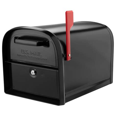 Architectural Mailboxes Oasis 360 Locking Parcel Mailbox With 2 Access Doors Black 6300b 10