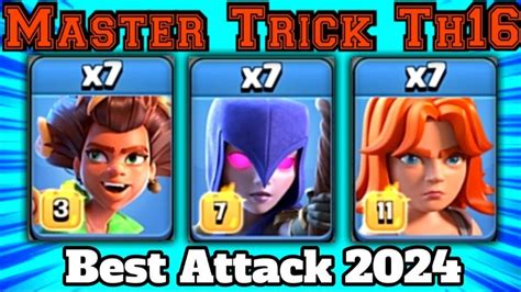 Th16 Attack Strategy Th16 Valkyrie And Witch Attack Strategy Th16