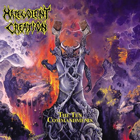 The Ten Commandments Lp Blue Winyl Malevolent Creation