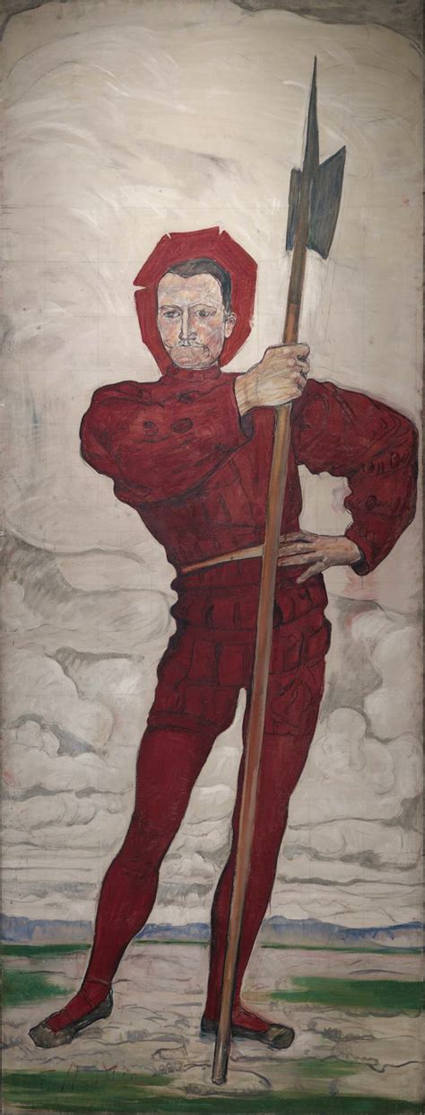 The Halberdier By Ferdinand Hodler Obelisk Art History