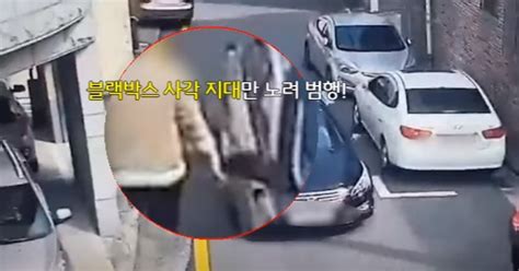 영상 골목길 여성운전자만 골라 손목 ‘쓱“합의금 100만원 내놔” 여車저車