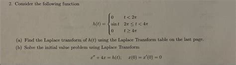 solved a find the laplace transform of h t using the