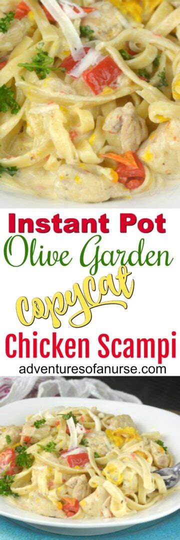 Instant Pot Olive Garden Copycat Chicken Scampi