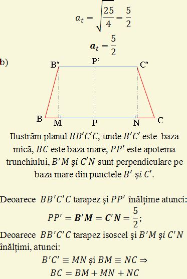 Aria Volumul Trunchiului De Piramida Patrulatera Triunghiulara