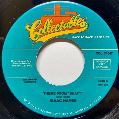 Theme From Shaft Theme From The Men Instrumental Isaac Hayes