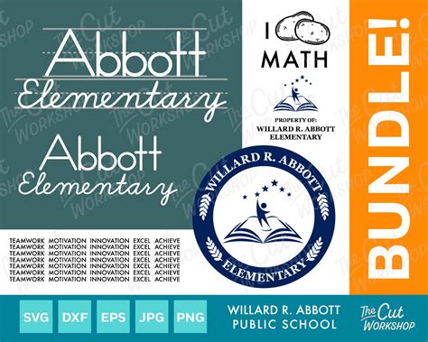 Abbott Elementary Svg Bundle Tv Series Teacher Shirt Funny T Inspire