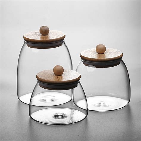 Jual Ashome Toples Kaca Estetik Makanan Bulat Dengan Tutup Kedap Udara