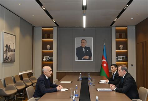 Azerbaijani Fm Meets With Guam Secretary General Azertac