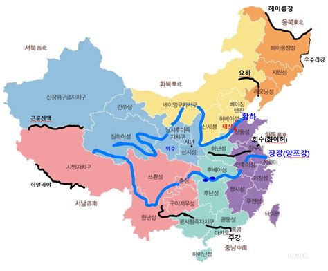 기타 중국 지리와 지도