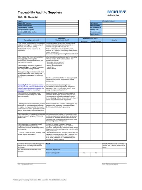 Appendix 25 Vda 6 3 Process Audit Pdf Audit Supply Chain