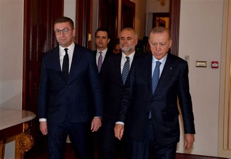 Hristijan Денеска остварив средба со претседателот на Република Турција Реџеп Таип Ердоган