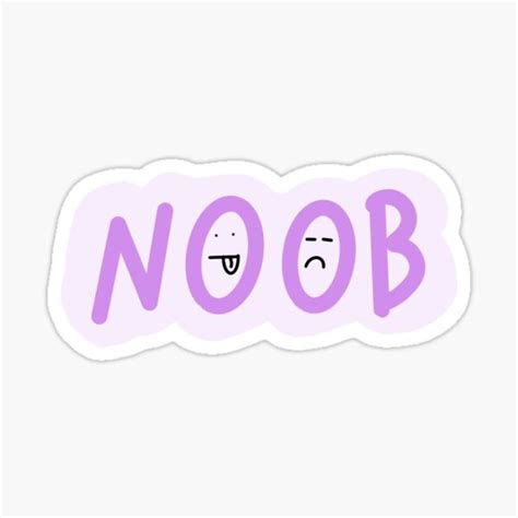 Noobie Sticker By Oooooflivia Redbubble