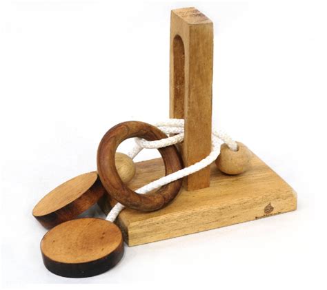 Schylling Rope Puzzle Disentanglement Jah Boukie Ring Ball And String