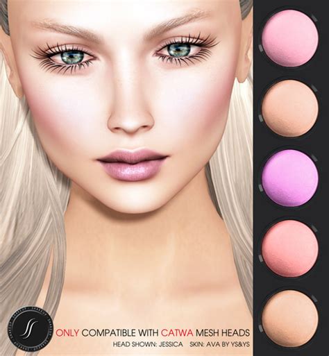 Second Life Marketplace Shakeup Everyday Blush For Catwa Mesh Heads