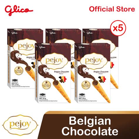 Pejoy Belgian Chocolate Biscuit Sticks 39g 5s Lazada PH