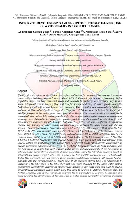 Pdf Integrated Remote Sensing And Gis Approach For Spatial Modeling