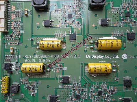 INVERTER BOARD LED DRIVER KLS D650BOAHF60 REV0 5 6917L 0165A