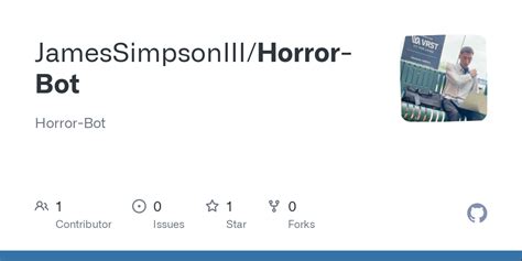Github Jamessimpsoniii Horror Bot Horror Bot