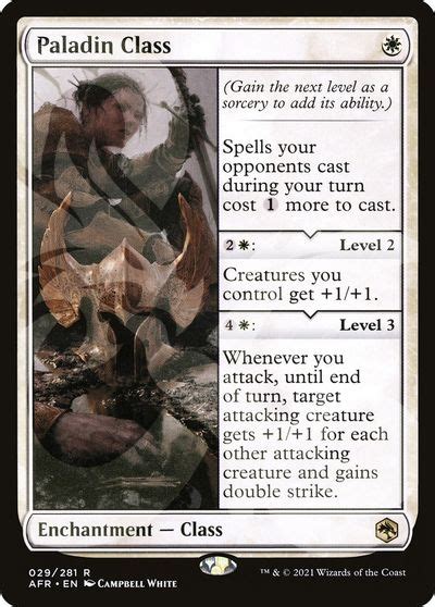 Paladin Class Printings Prices And Variations Mtg