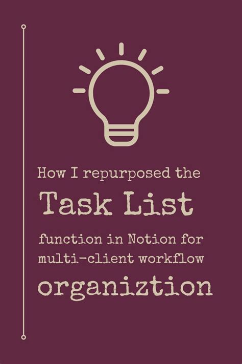 Organize Your Multi Client Workflows With Notion