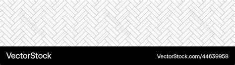 White Double Herringbone Tile Seamless Pattern Vector Image