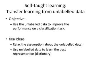 Self Taught Learning Ppt