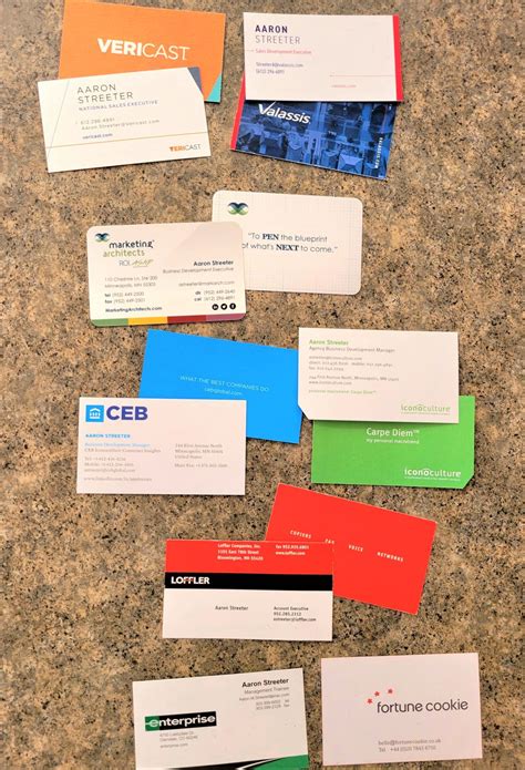 Aaron Streeter On Linkedin Does Anyone Else Save A Business Card From