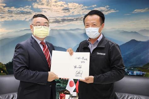 日本台灣交流協會高雄事務所所長小野一彥拜會 翁章梁積極行銷嘉義 中央社訊息平台