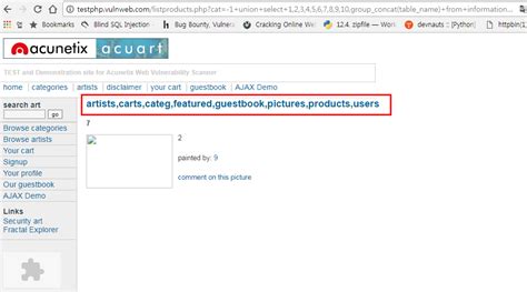 Sql Injection Mysql Information Security