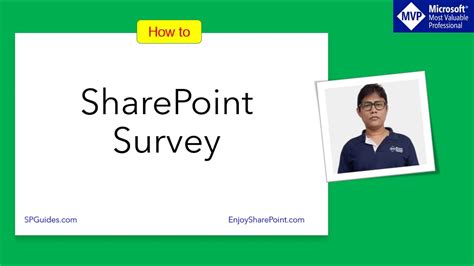 Sharepoint Survey How To Create A Survey In Sharepoint Youtube