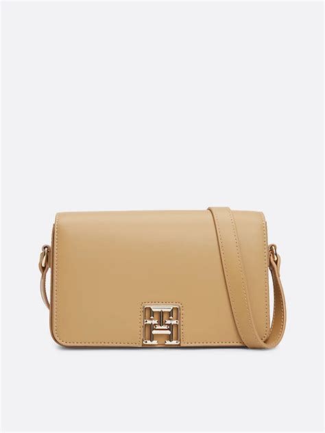 Th Monogram Crossover Bag Khaki Tommy Hilfiger
